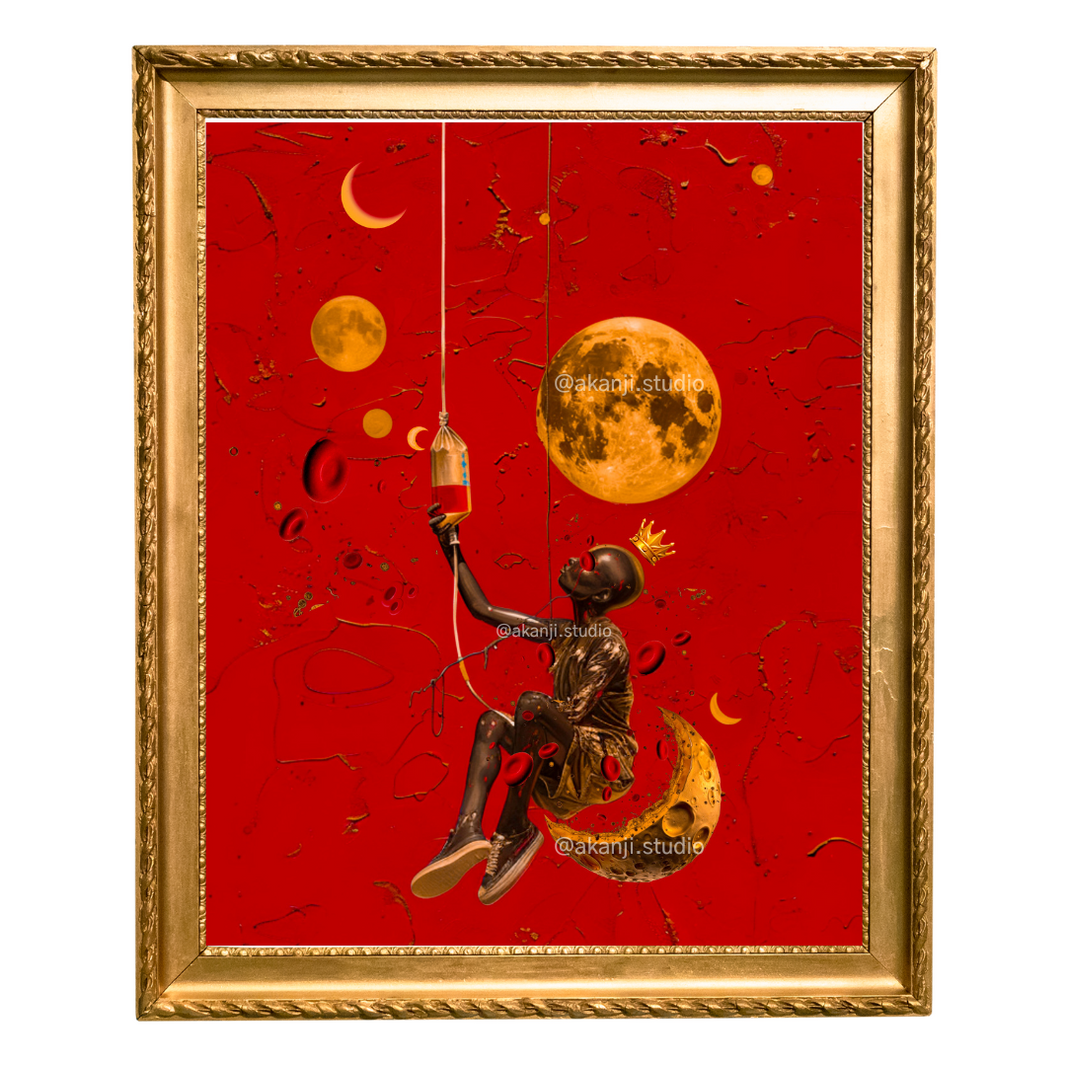 Children of The Sun With Moon Crescent Blood – Akanji Studio Wellness C.I.C